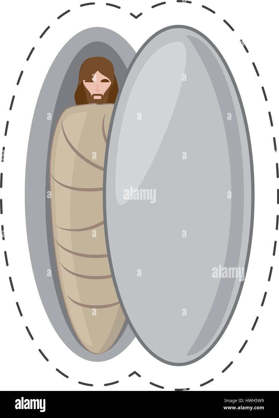 Via crucis disegno Immagini Vettoriali Stock - Alamy