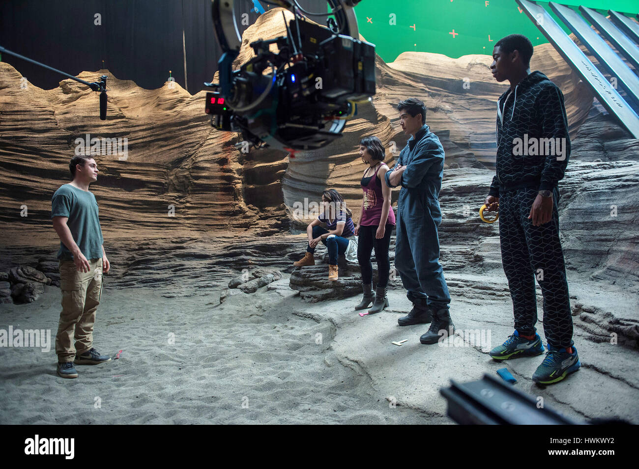 POWER RANGERS, da sinistra: Dacre Montgomery, Becky G., Naomi Scott ...