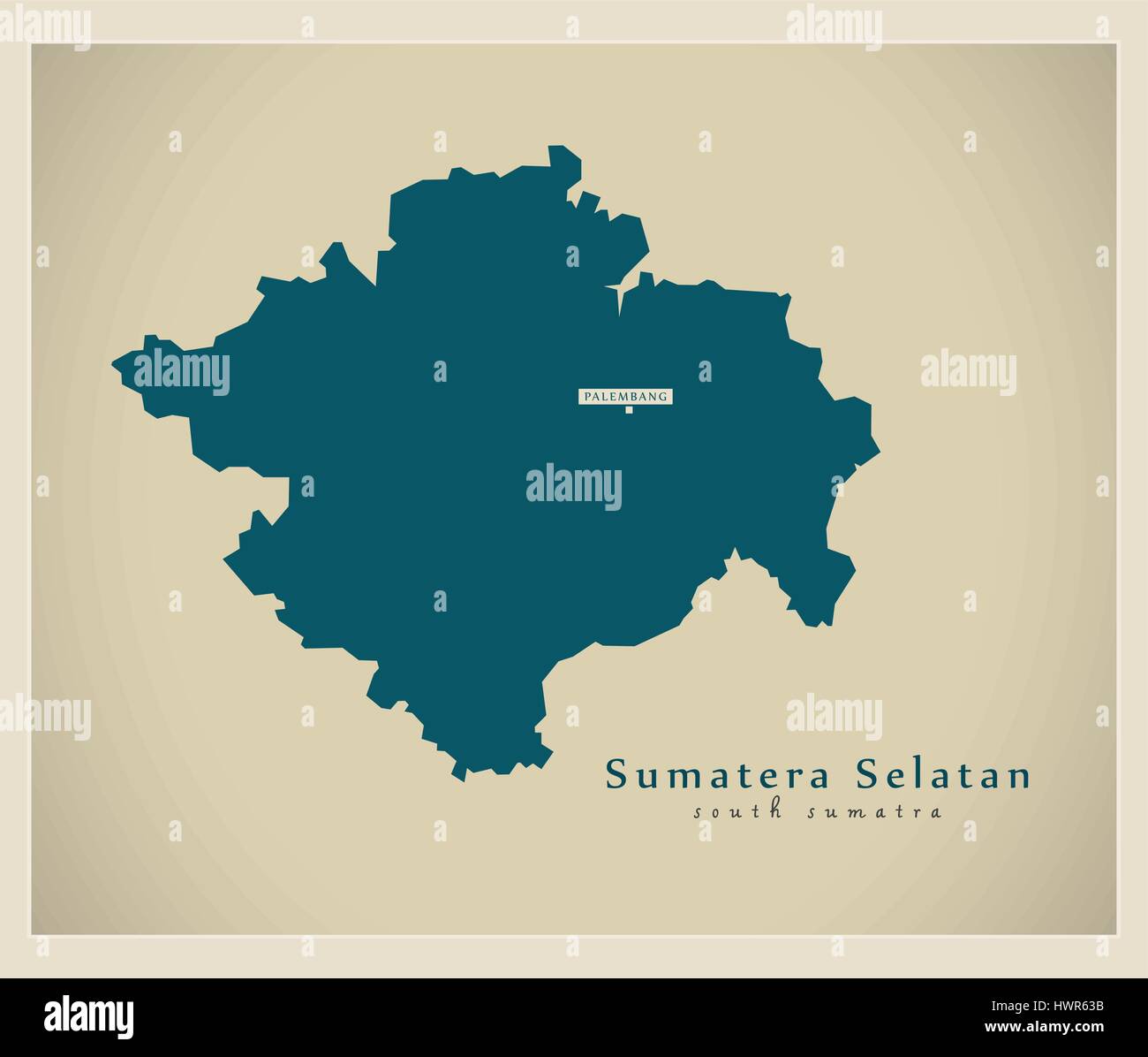 Mappa di sumatra Immagini Vettoriali Stock - Alamy