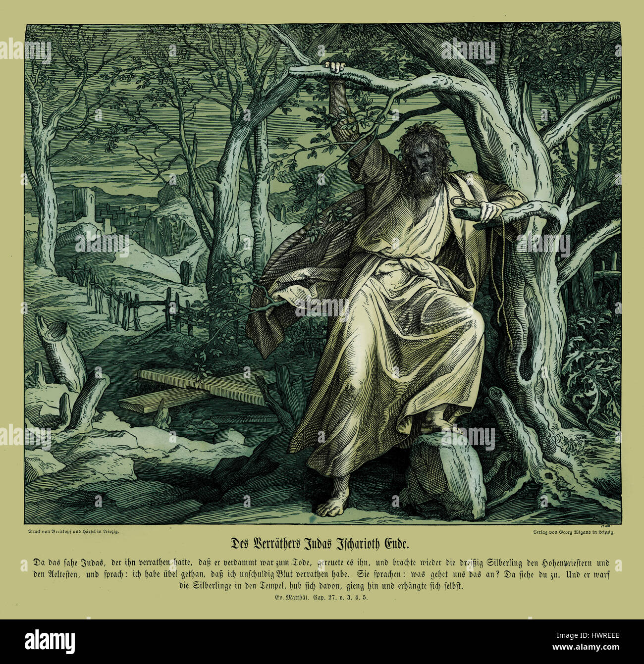 La morte di Giuda Iscariota, il Vangelo di Matteo Capitolo XXVII i ...