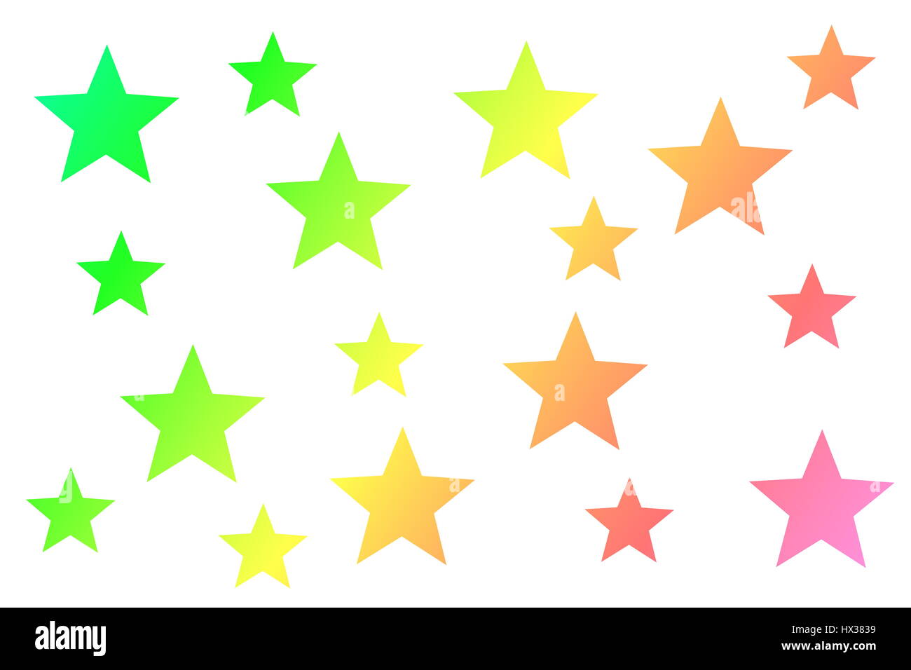 Stelline colorate immagini e fotografie stock ad alta risoluzione - Alamy