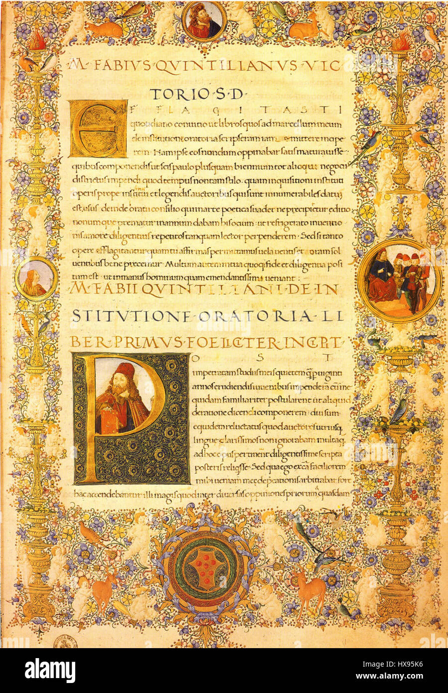 L'"Institutio oratoria" di Quintiliano è un'opera classica di retorica ...