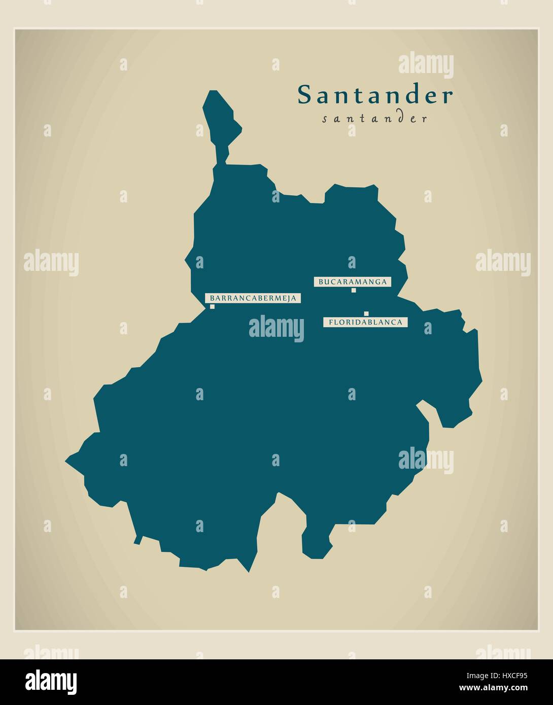 Mappa di santander immagini e fotografie stock ad alta risoluzione - Alamy