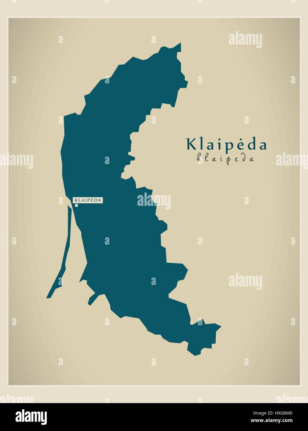 Mappa di klaipeda immagini e fotografie stock ad alta risoluzione - Alamy