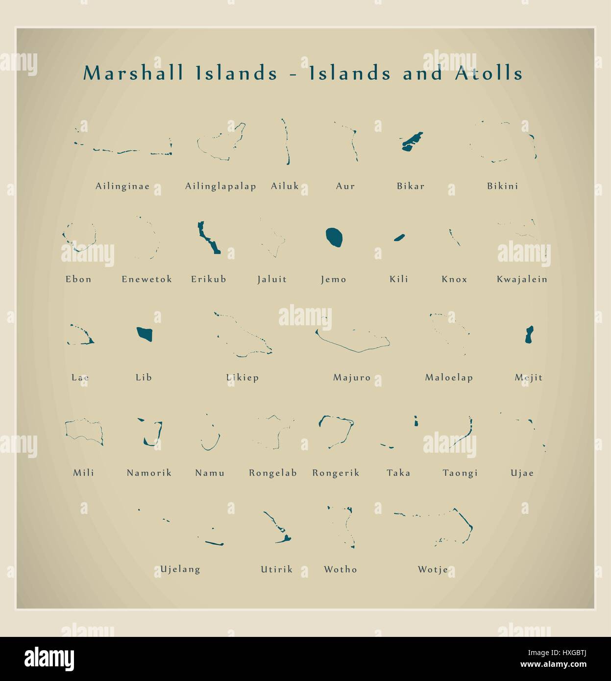 Mappa delle isole marshall immagini e fotografie stock ad alta ...