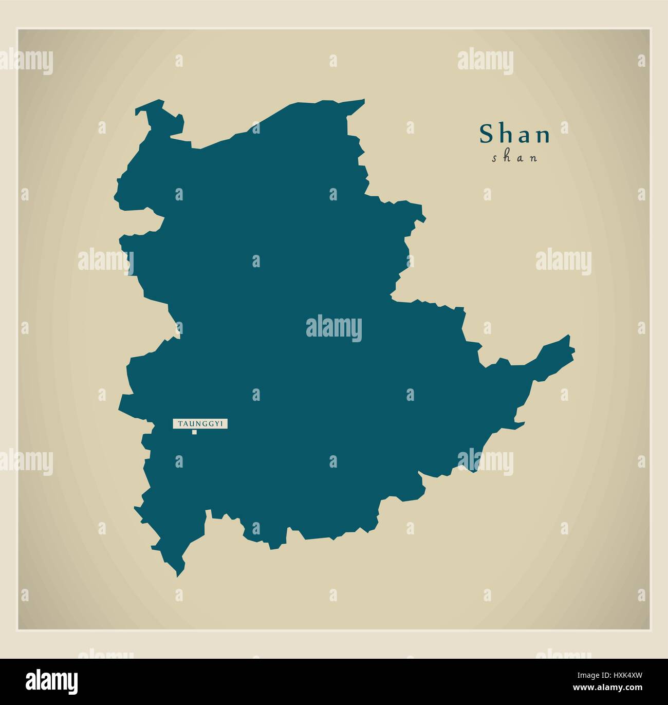 Mappa shan immagini e fotografie stock ad alta risoluzione - Alamy