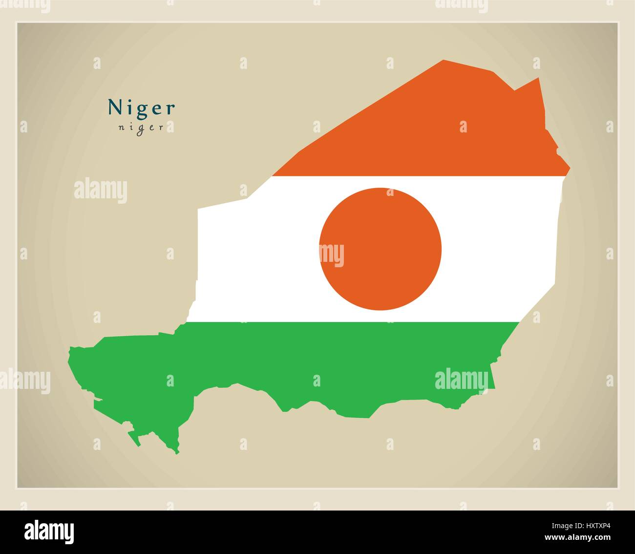 Mappa della bandiera del niger immagini e fotografie stock ad alta ...