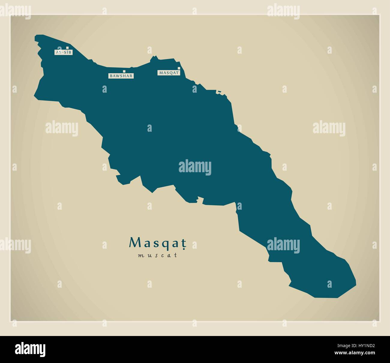 Mappa di moscato Immagini Vettoriali Stock - Alamy