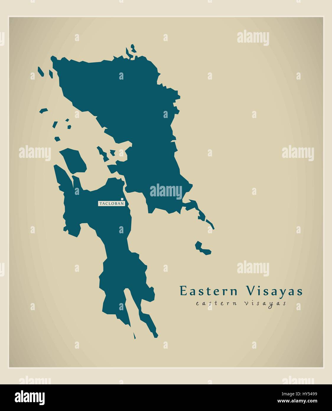 Mappa visayas Immagini Vettoriali Stock - Alamy