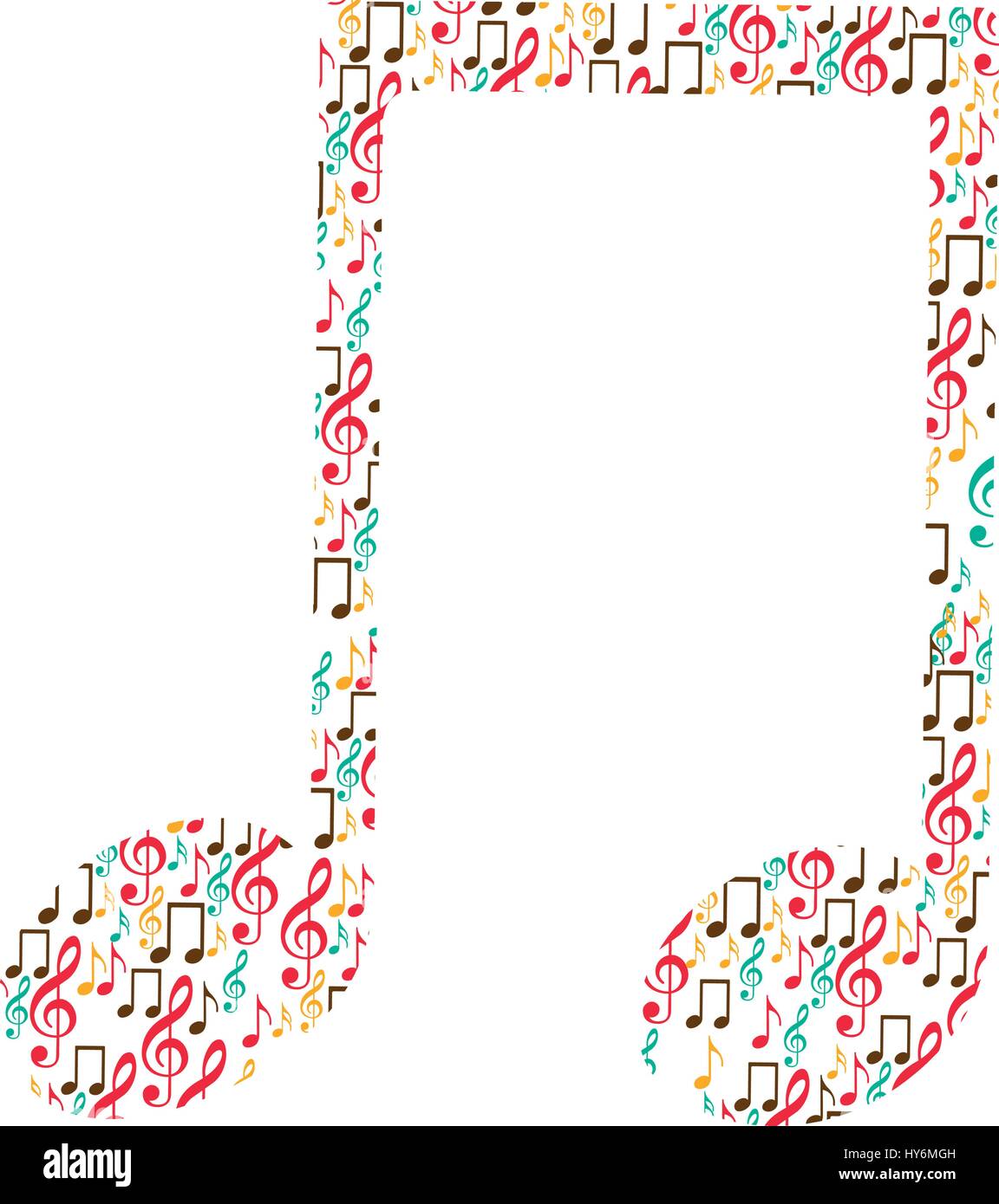 Fondo notas musicales simbolos Immagini Vettoriali Stock - Pagina 2 - Alamy