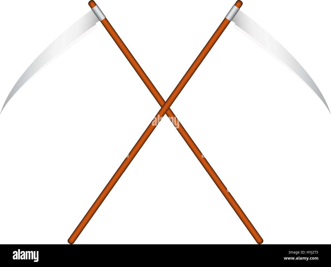 Due falci immagini e fotografie stock ad alta risoluzione - Alamy