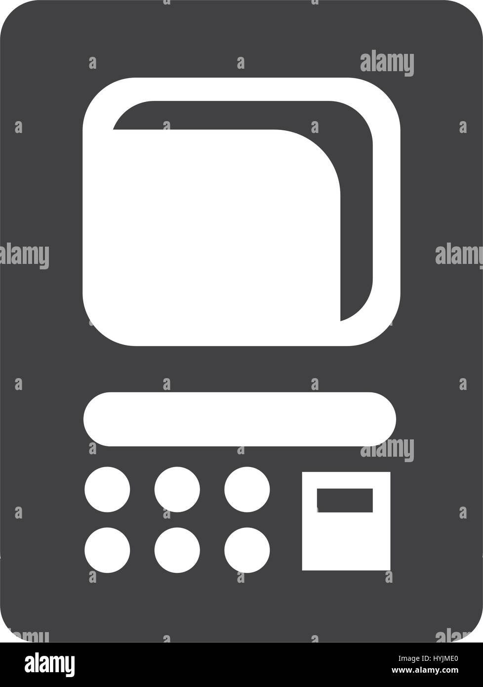Atm machine symbol icon immagini e fotografie stock ad alta risoluzione ...