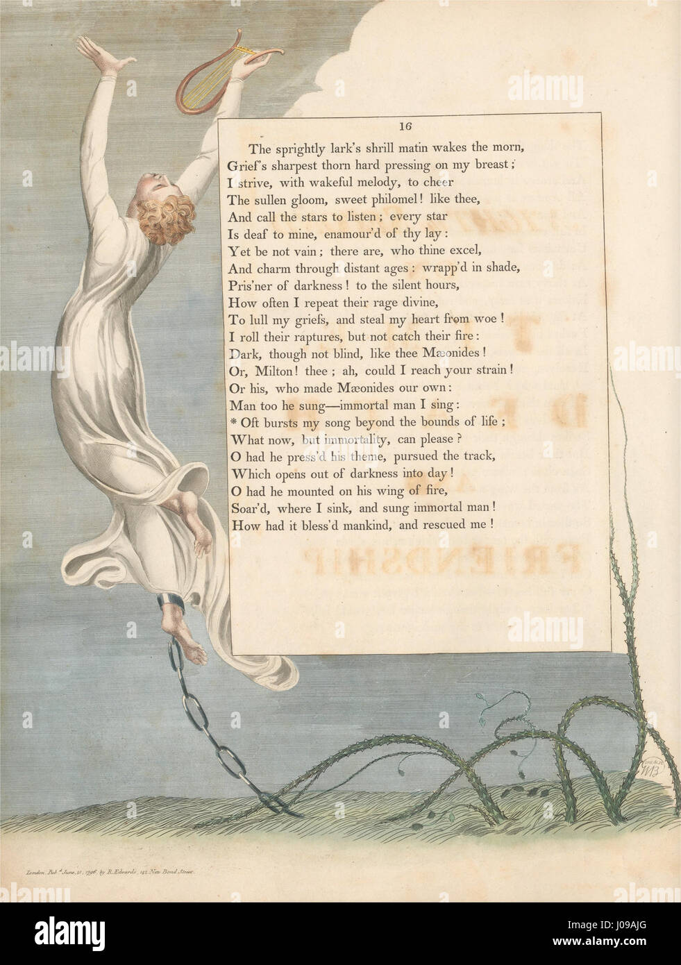 William blake illustration night thoughts immagini e fotografie stock ...