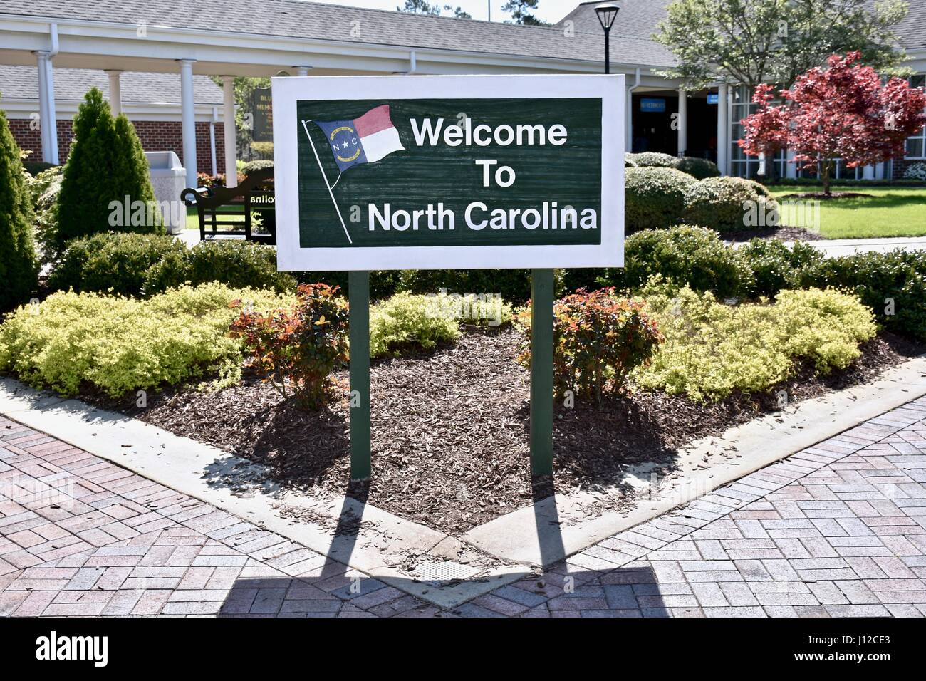 Welcome to north carolina sign immagini e fotografie stock ad alta ...