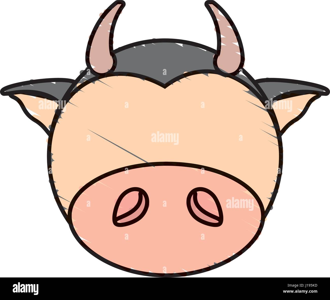 Disegno Di Mucca Immagini Vettoriali Stock - Alamy