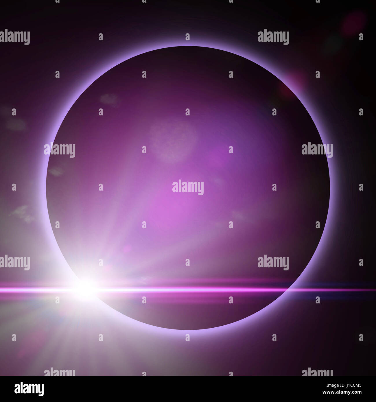 Pianeta stilizzato immagini e fotografie stock ad alta risoluzione - Alamy