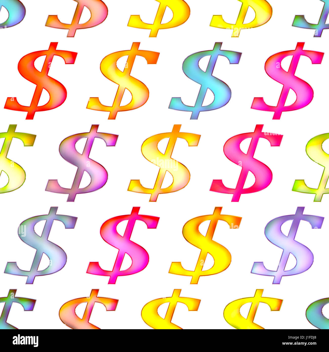 Caratteri del simbolo del dollaro immagini e fotografie stock ad alta ...