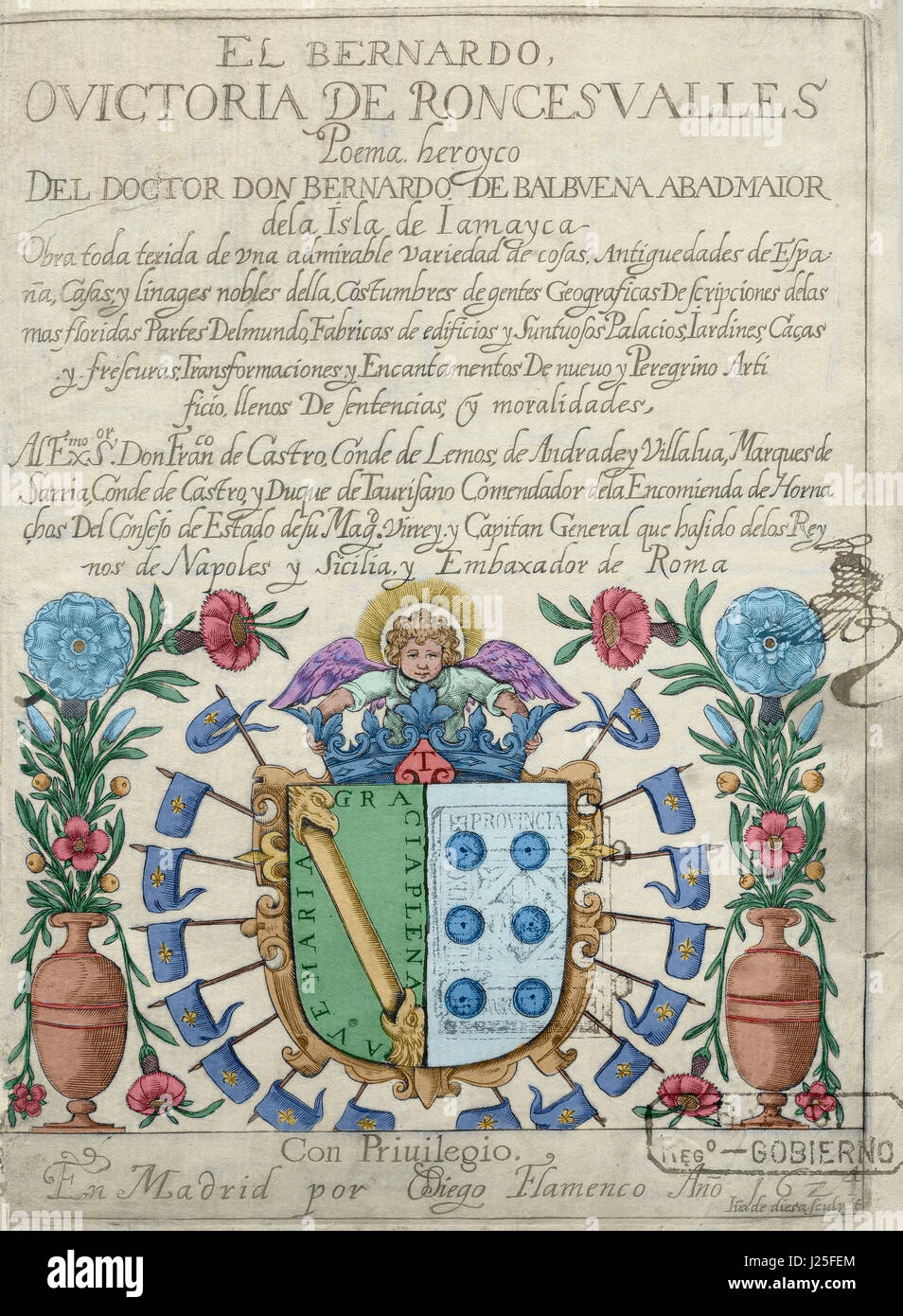 El bernardo o victoria de roncesvalles immagini e fotografie stock ad ...