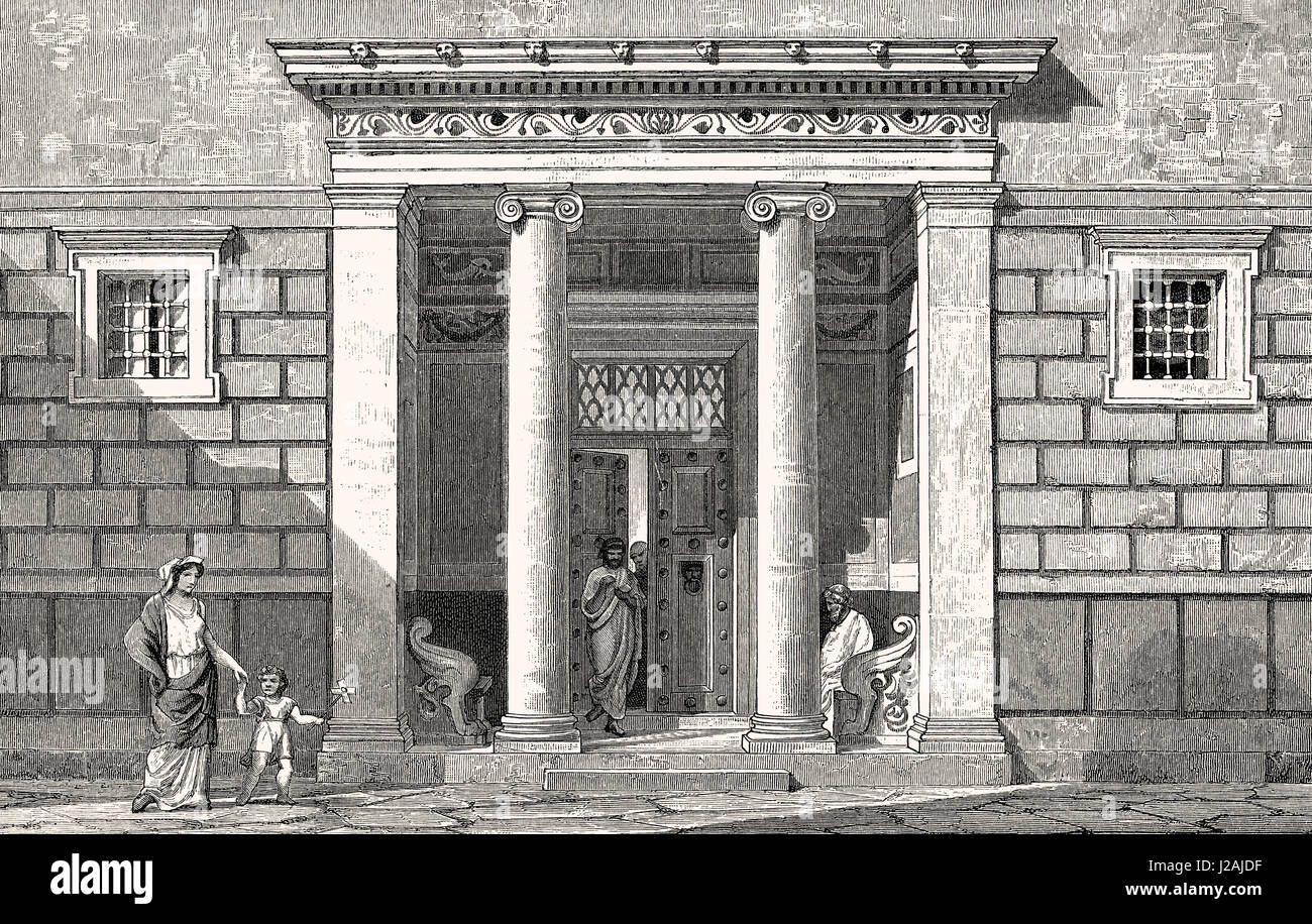 Antica casa greca disegno immagini e fotografie stock ad alta ...