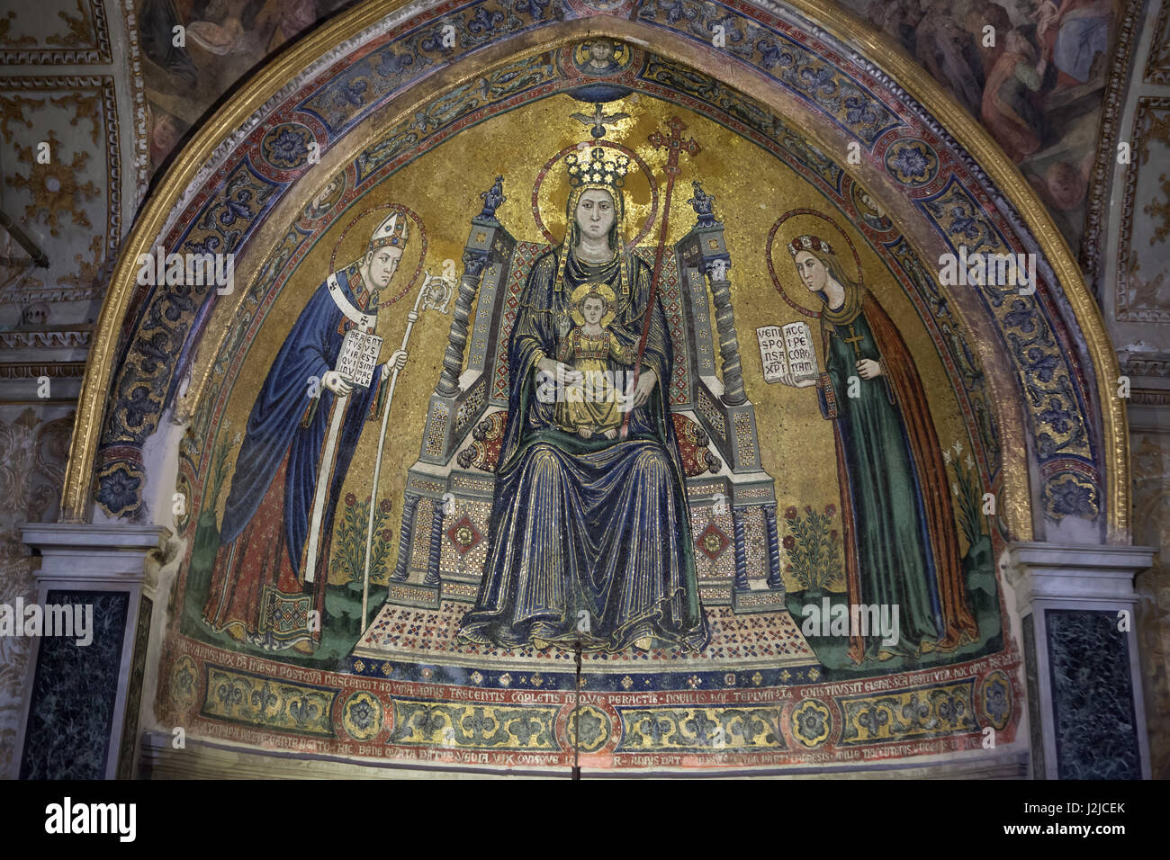 Santa Maria del Principio. Mosaico absidale dall artista italiano Lello ...