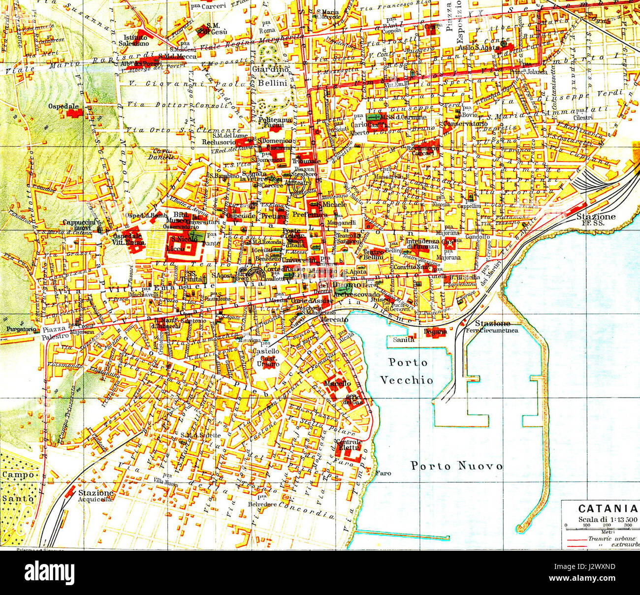Mappa catania antica immagini e fotografie stock ad alta risoluzione ...