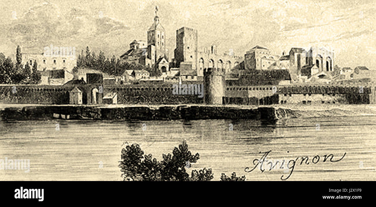 Mappa di avignone immagini e fotografie stock ad alta risoluzione - Alamy