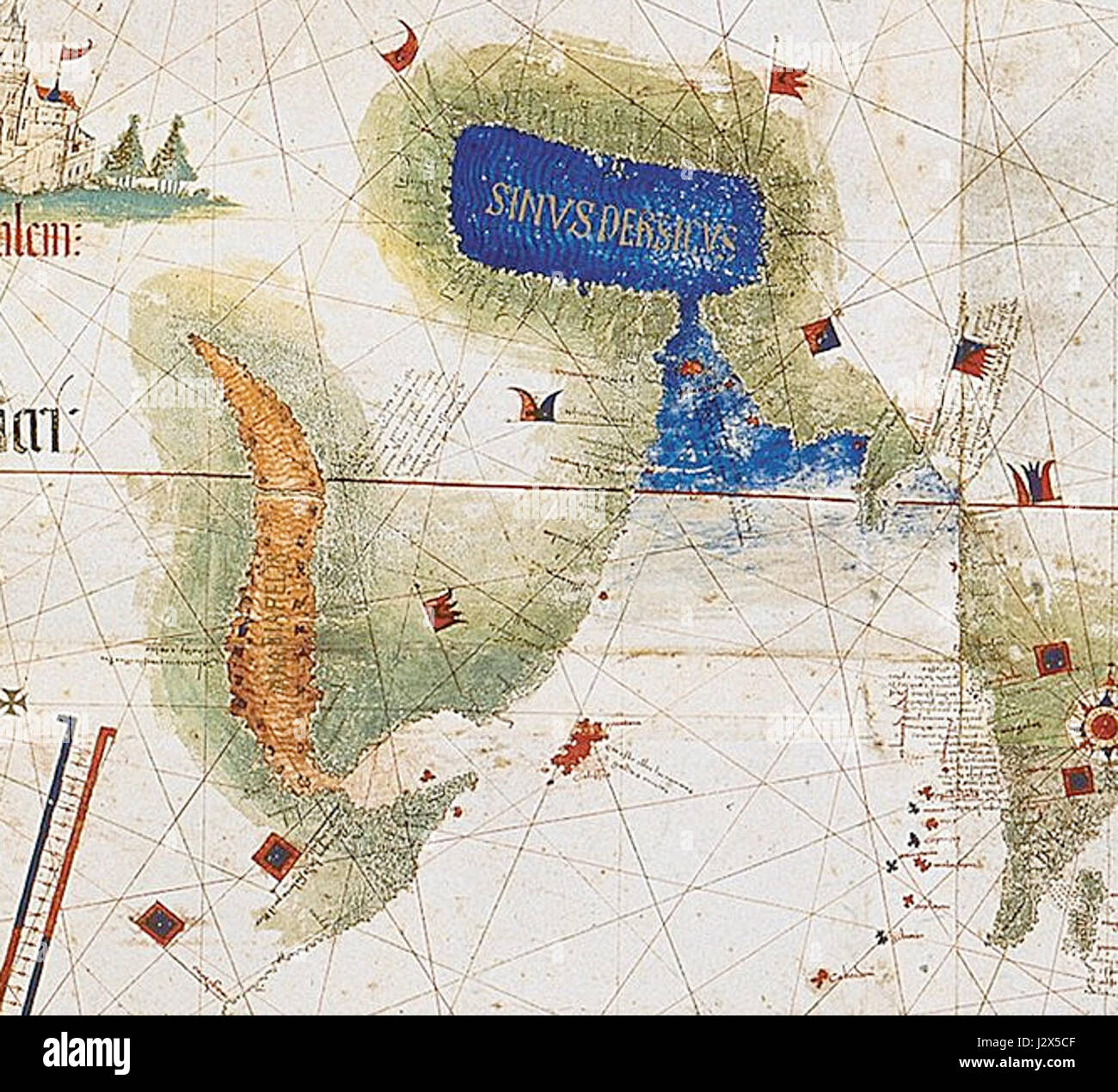 Mappa del golfo persiano immagini e fotografie stock ad alta ...