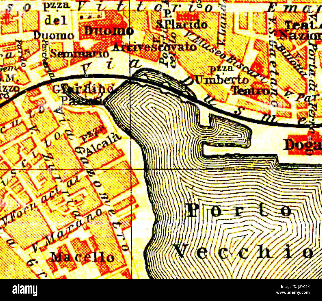 Mappa catania antica immagini e fotografie stock ad alta risoluzione ...
