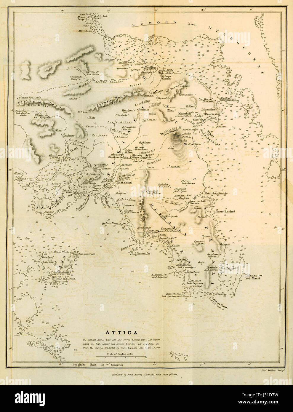 Attica antica mappa immagini e fotografie stock ad alta risoluzione - Alamy