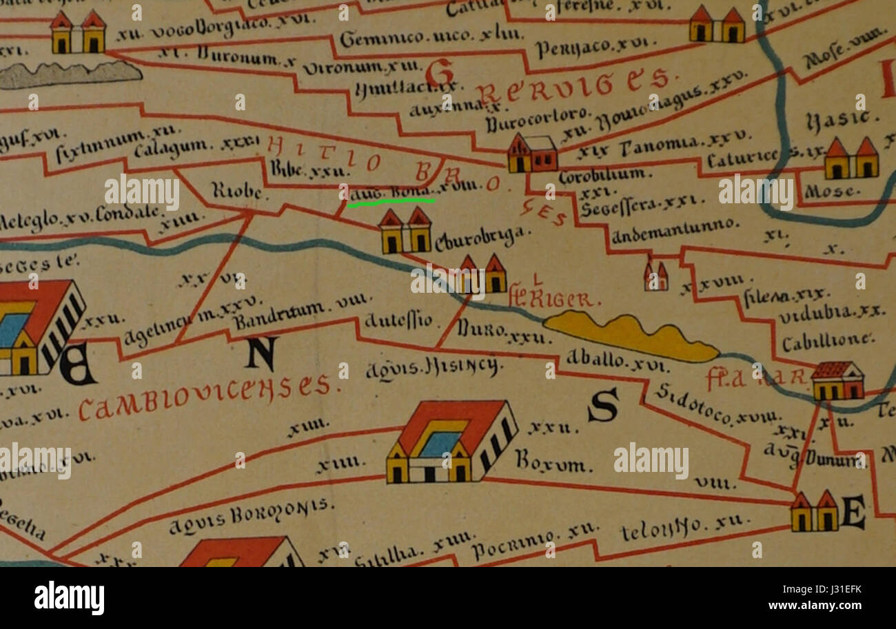 Peutinger map immagini e fotografie stock ad alta risoluzione - Alamy