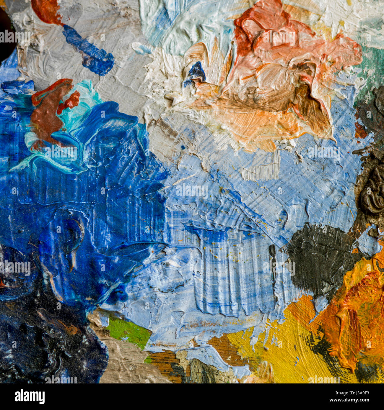 Tavolozza dei colori dei pittori immagini e fotografie stock ad alta ...