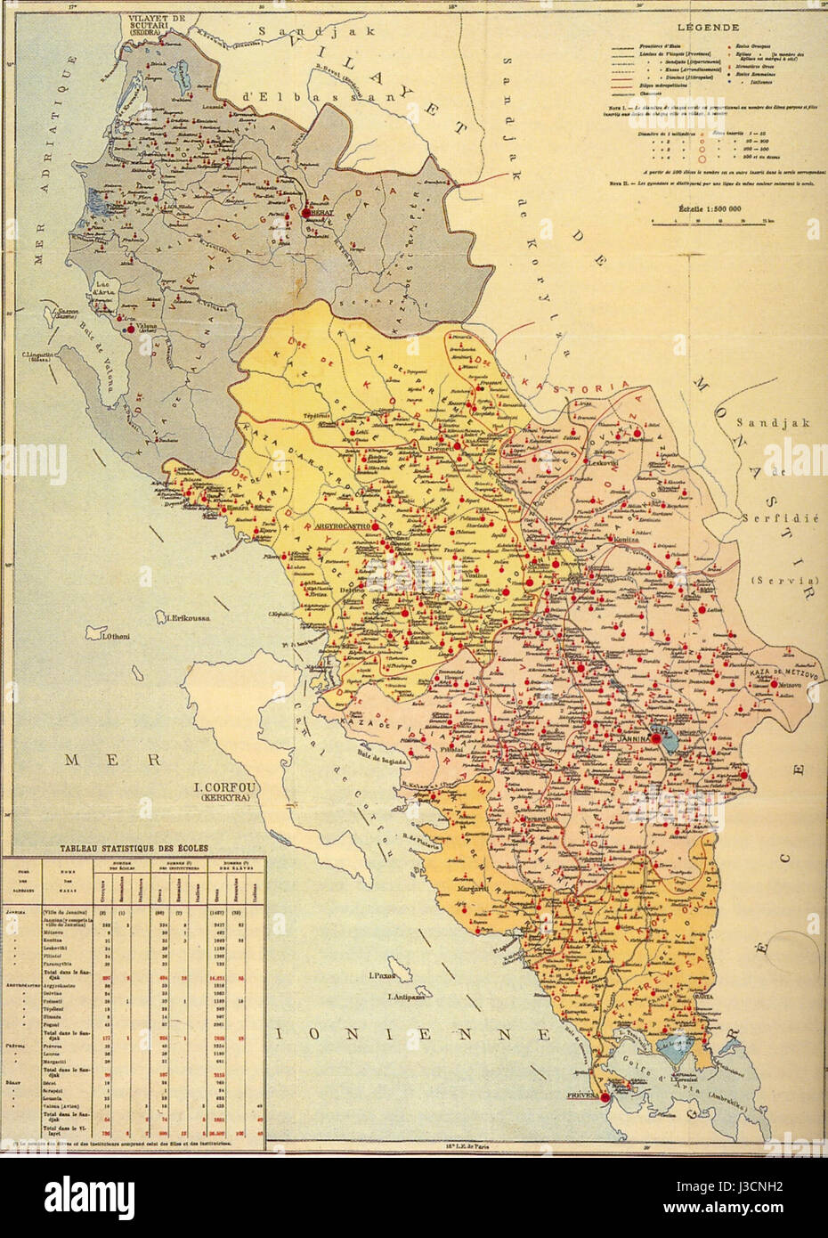 Mappa dell'epiro immagini e fotografie stock ad alta risoluzione - Alamy