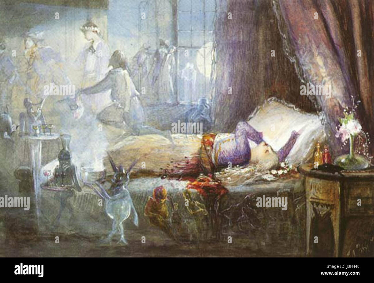 Incubo disegno immagini e fotografie stock ad alta risoluzione - Alamy