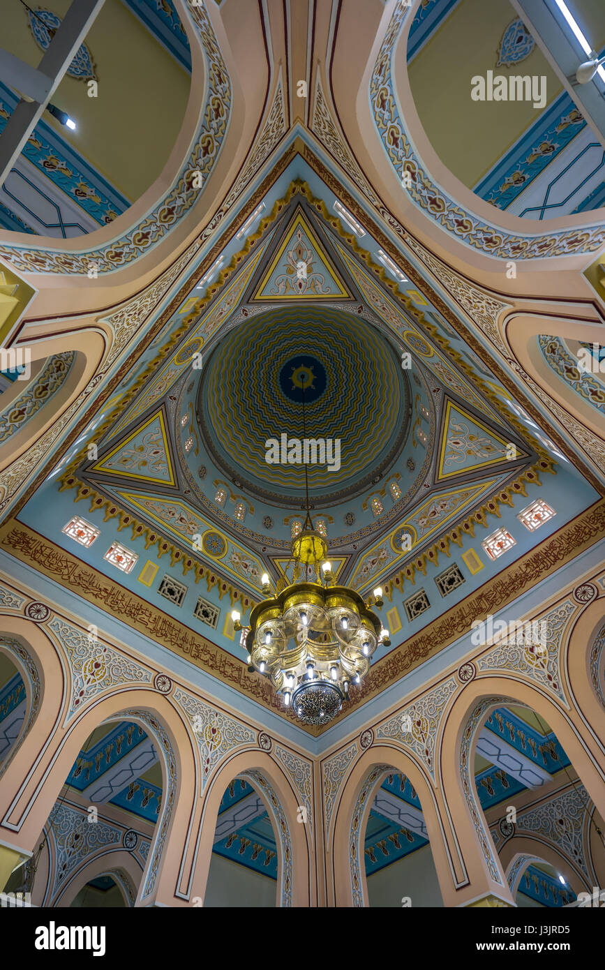 Bella decorazione interna della Moschea di Jumeirah Particolare del ...
