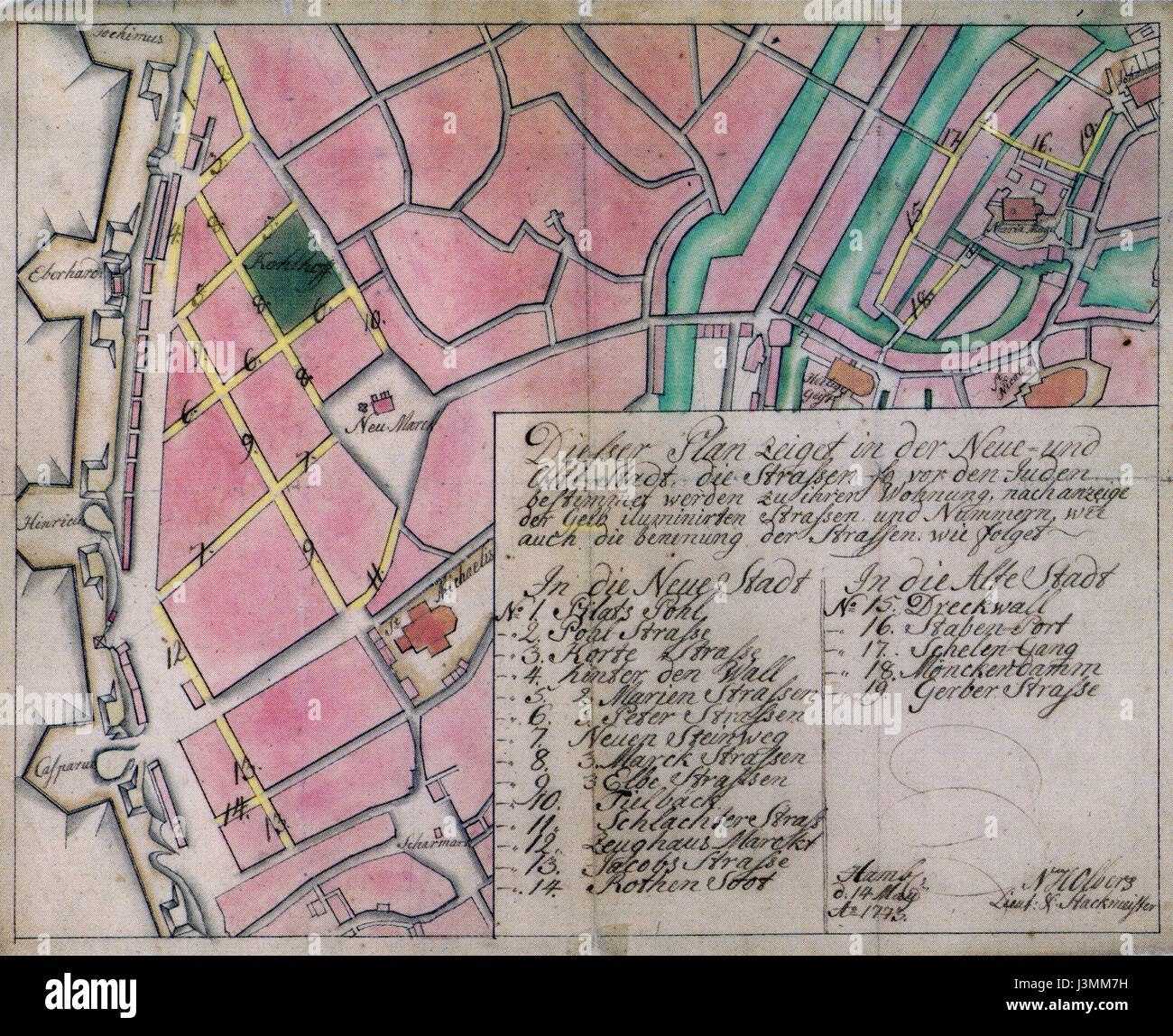 Map of ghetto immagini e fotografie stock ad alta risoluzione - Alamy