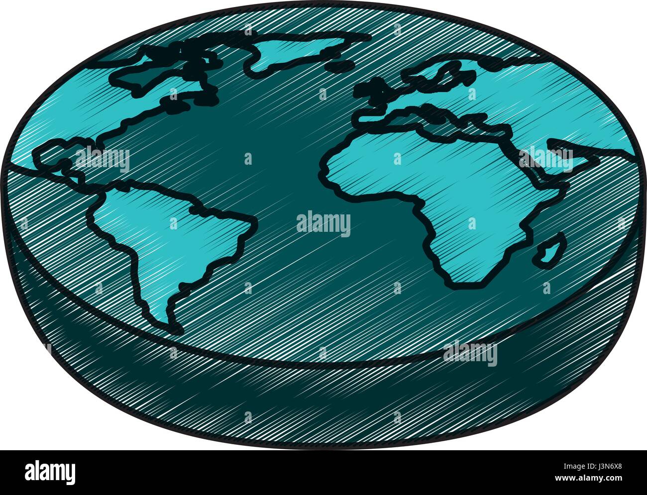Mappamondo stilizzato Immagini Vettoriali Stock - Pagina 2 - Alamy