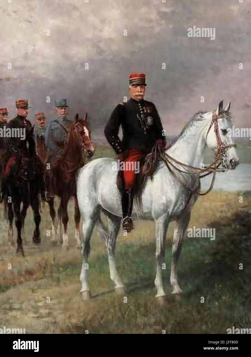 Nota figura storica, il maresciallo Joseph Joffre è raffigurato a ...