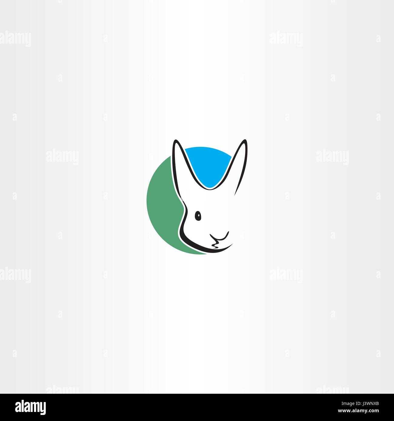 Logo del coniglio Immagini Vettoriali Stock - Alamy