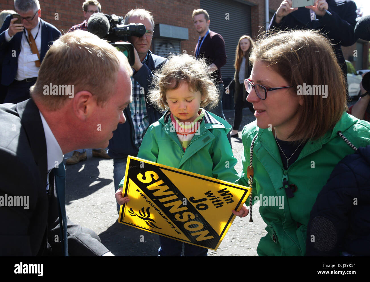 I liberali democratici leader Tim Farron incontra attivista Partito ...