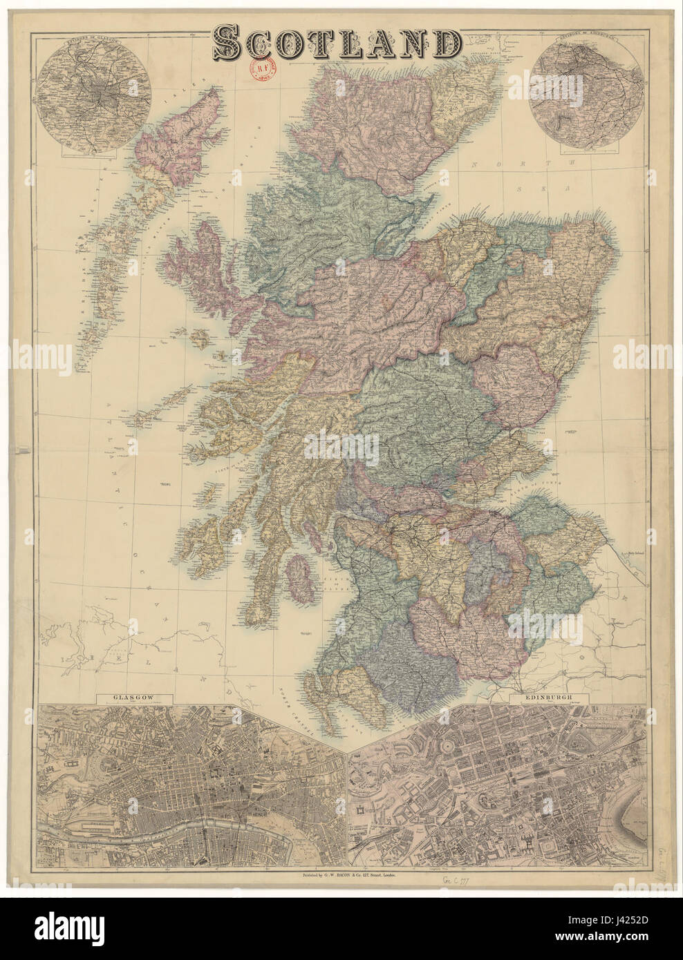 Uk scotland map immagini e fotografie stock ad alta risoluzione - Alamy