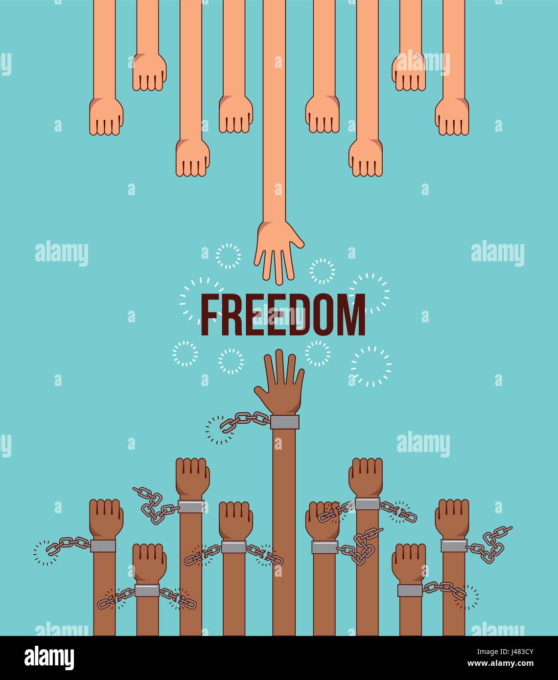 Simbolo contro il razzismo e per la tolleranza Immagini Vettoriali ...