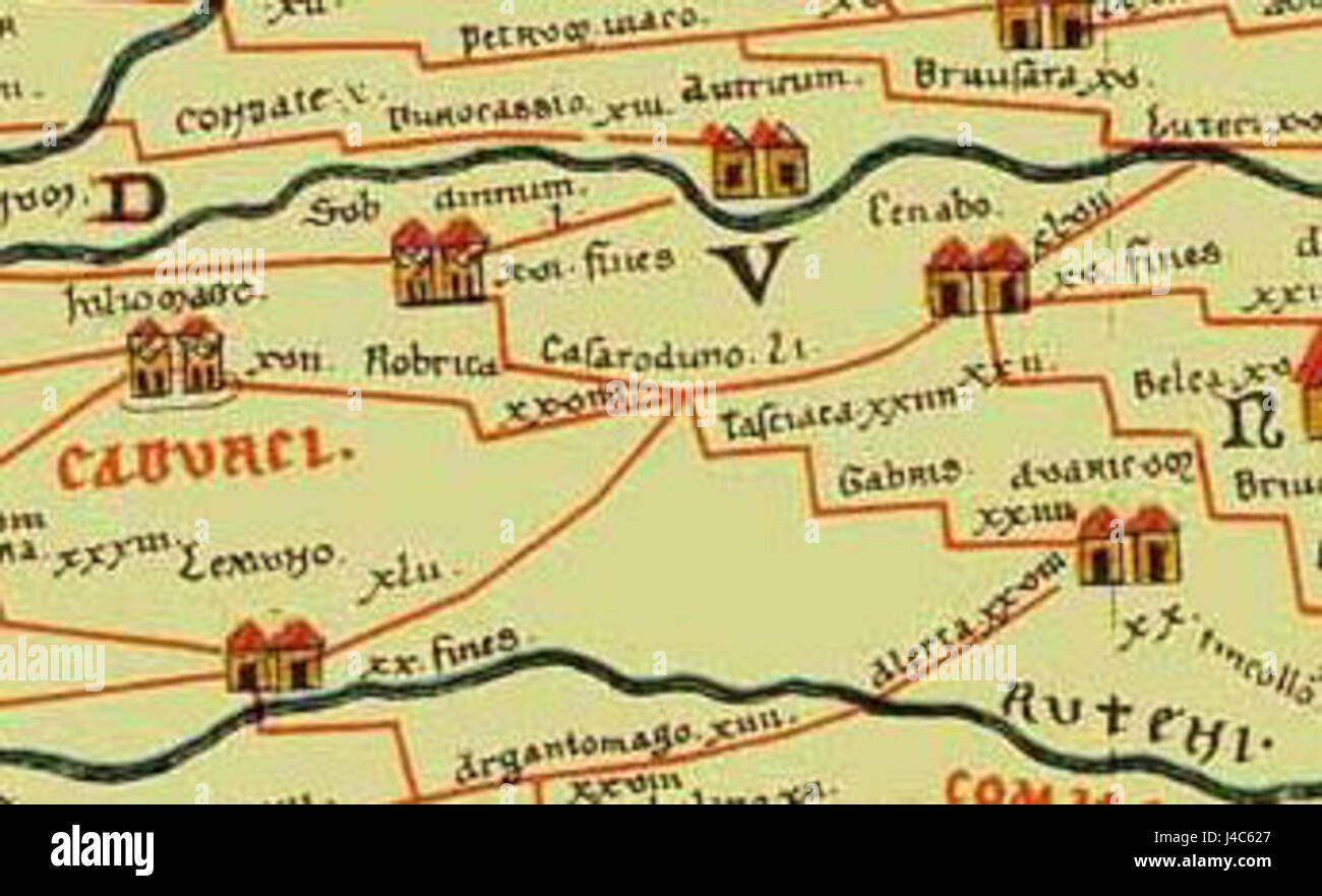Le Peutinger Tables, o Peutinger Tours, sono una mappa medievale dell ...