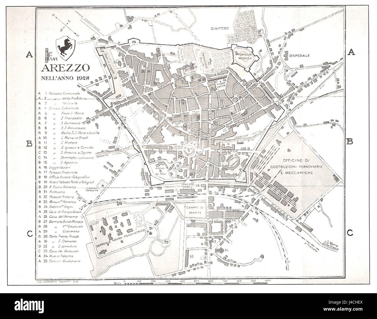Mappa di arezzo immagini e fotografie stock ad alta risoluzione - Alamy