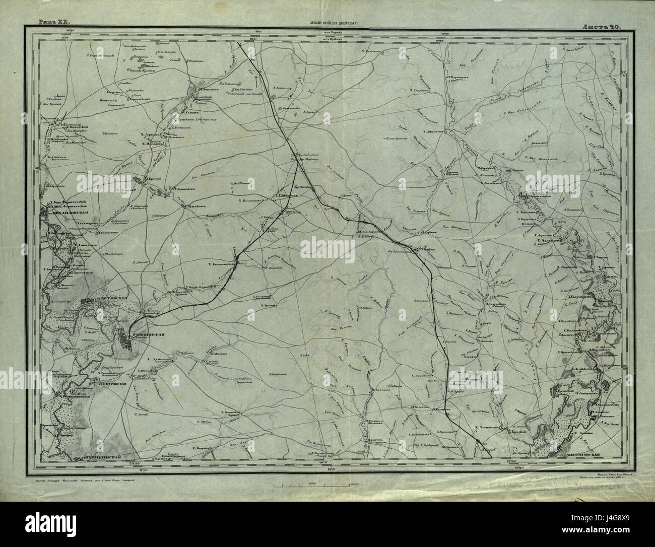 Questa mappa, nota come Shubert Map R20L20, fornisce una ...