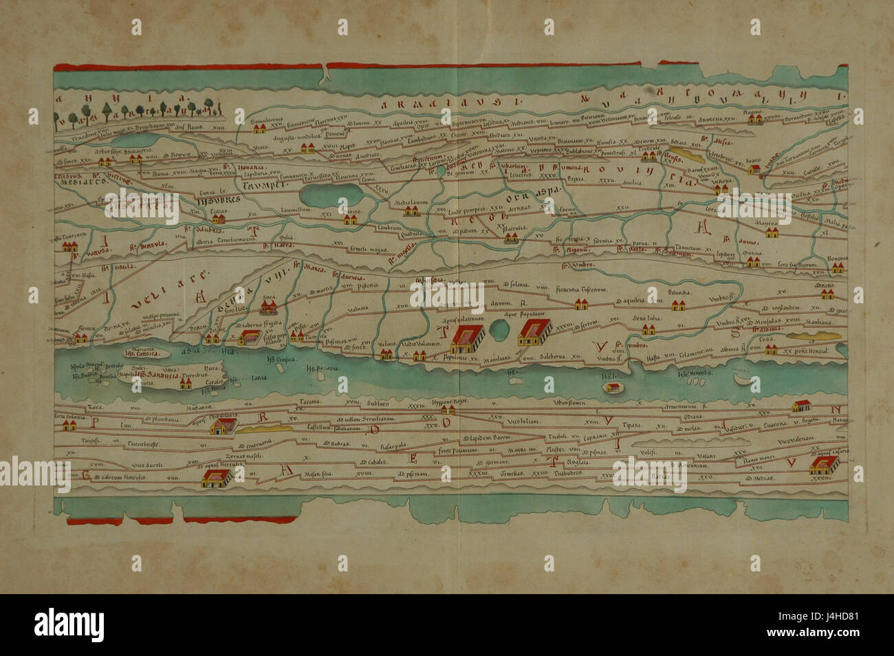 Peutinger map immagini e fotografie stock ad alta risoluzione - Alamy