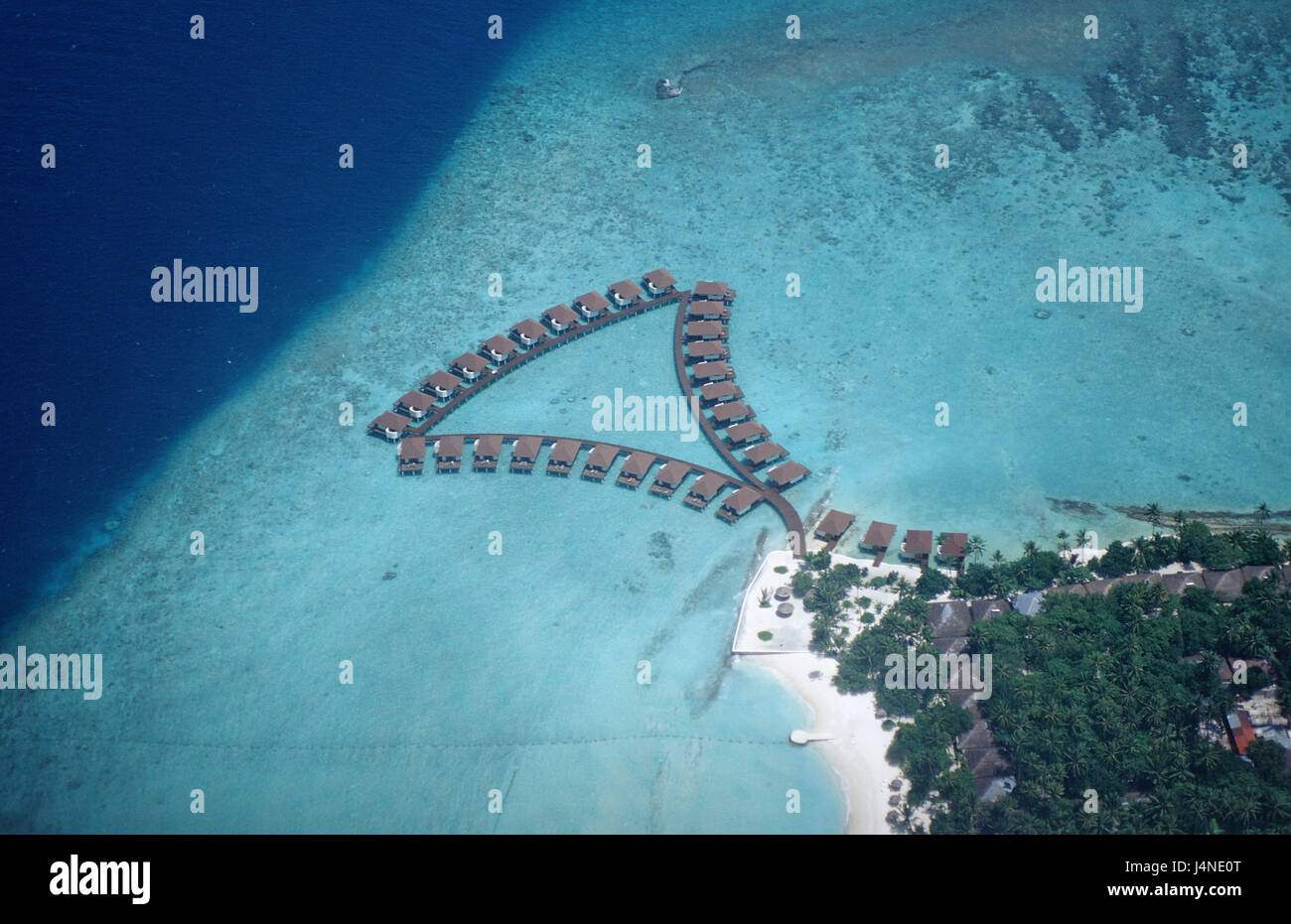 Vista aerea isole maldive immagini e fotografie stock ad alta ...