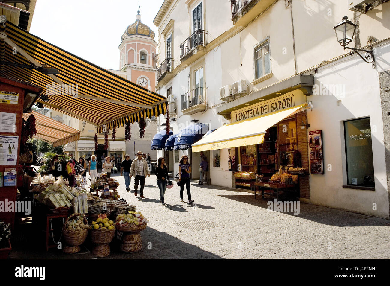 L'Italia, Ischia, Forio, centro storico, zona pedonale, turistico ...