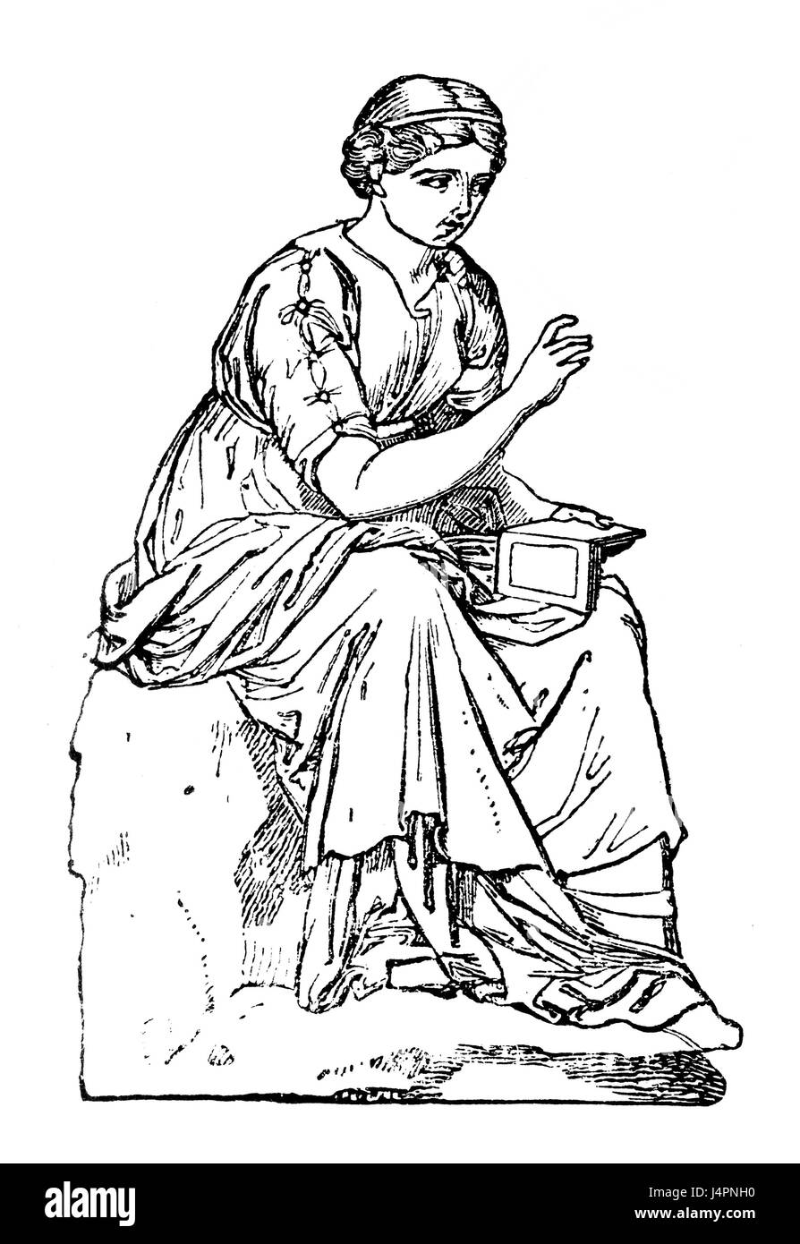 Calliope, la musa di eloquenza e poesia epica nella mitologia greca ...