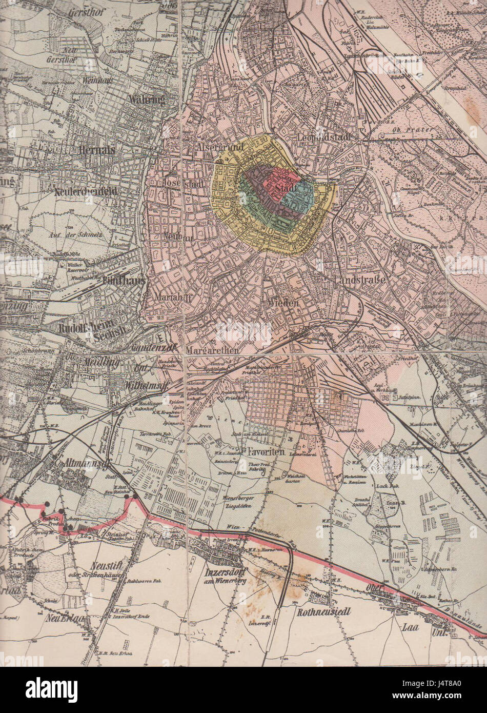 Stadtplan vienna immagini e fotografie stock ad alta risoluzione - Alamy
