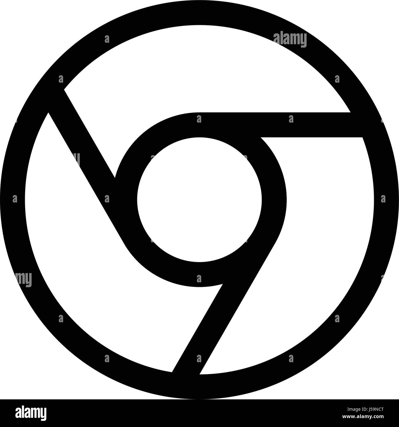 Logo google chrome Immagini Vettoriali Stock - Alamy